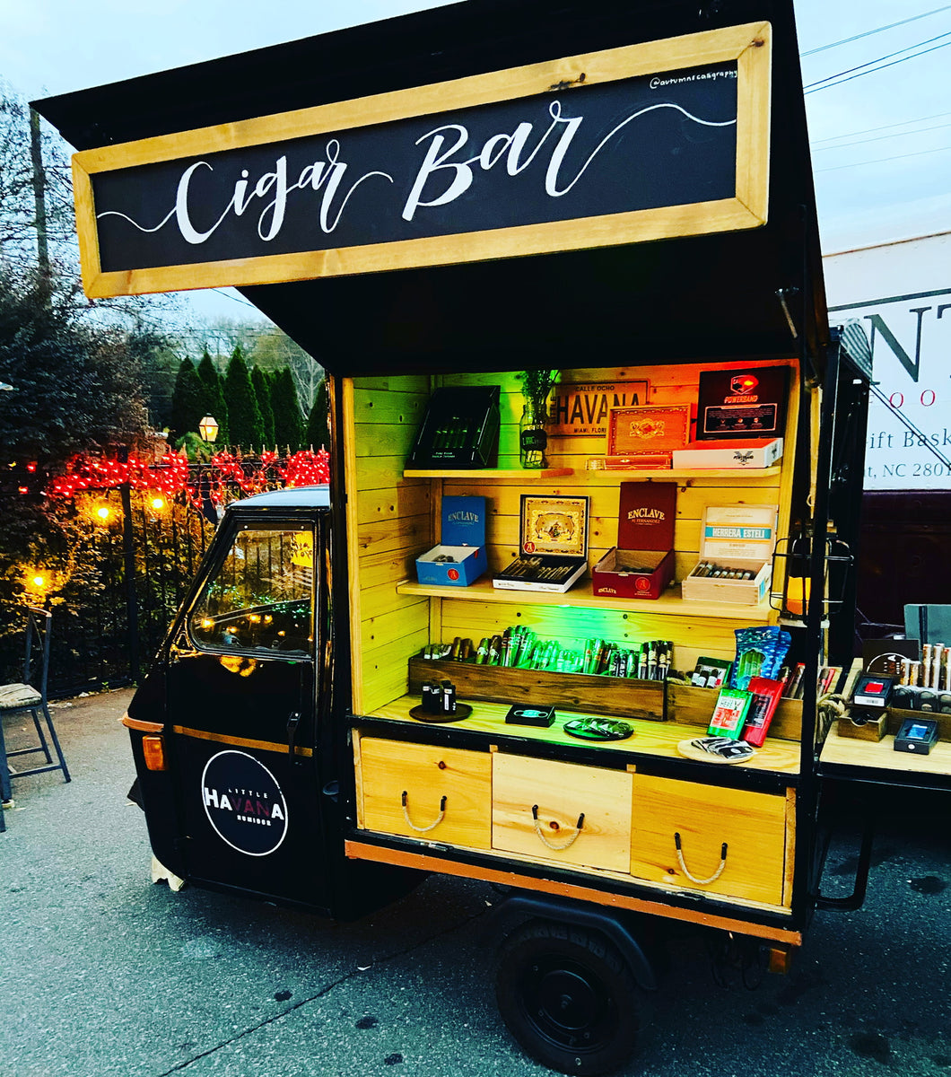 Mobile Cigar Bar Package plus add ons – Little Havana Humidor